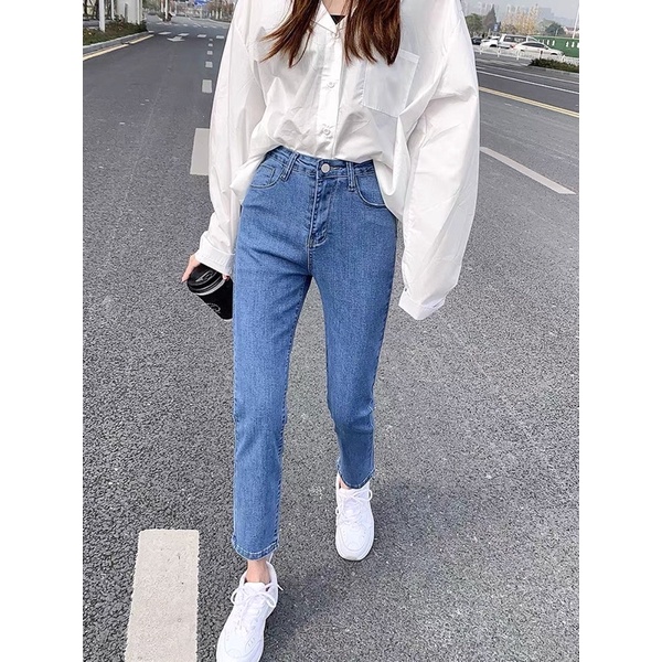 Boyfriend Jeans Pants Size 25-32 5colors High quality high waist pants ...