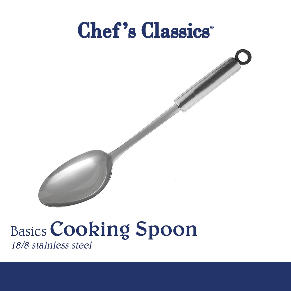 Chef's Classics Basics Stainless Steel Cooking Spoon | Shopee Philippines