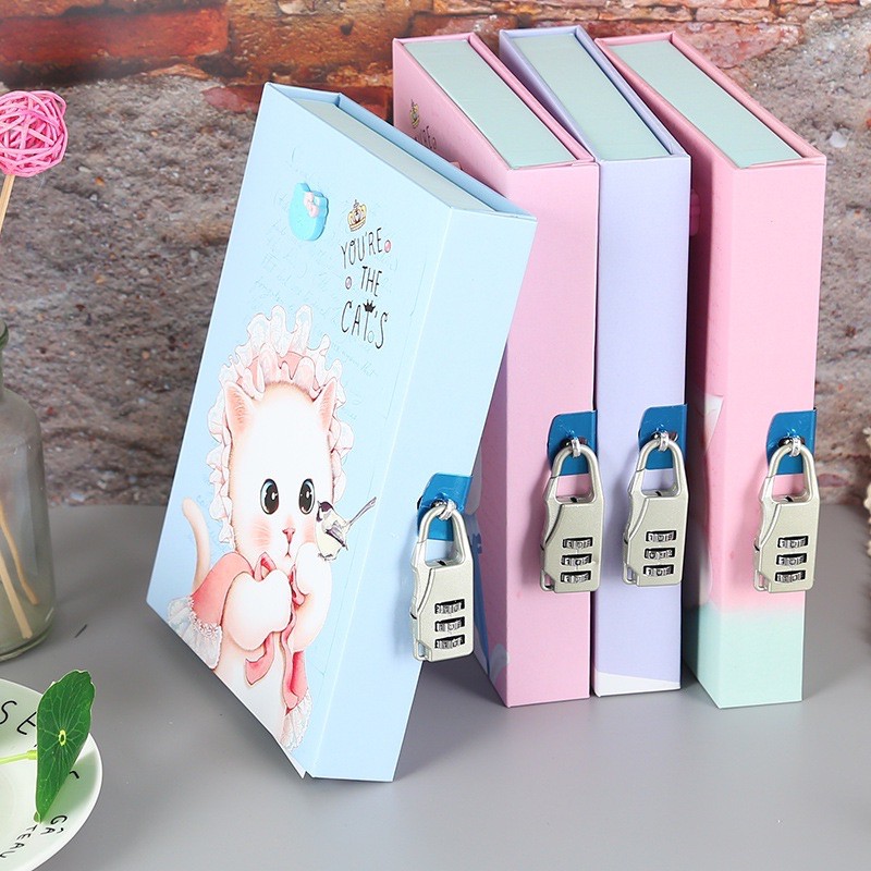 Diary Notebook With Box / Lock 32K | Shopee Philippines