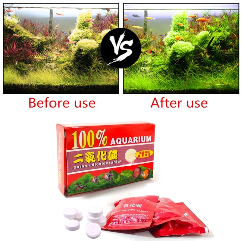 3pack/ Box Fish Tank Co2 Tablets Carbon Dioxide For Aquarium Water ...