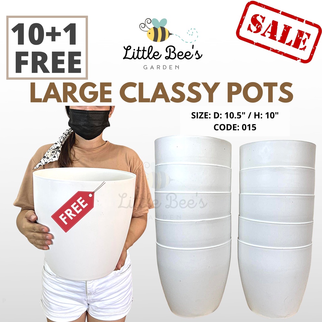LARGE Classy Pots 10+1 FREE | Minimalist Yayamanin Pots | Pearlwave ...