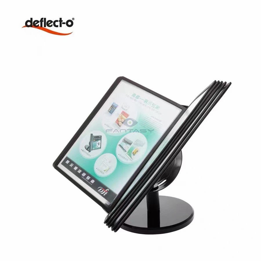 FANTASY DEFLECT-O A4 Desktop Rotating Page Flip Display Stand Menu ...