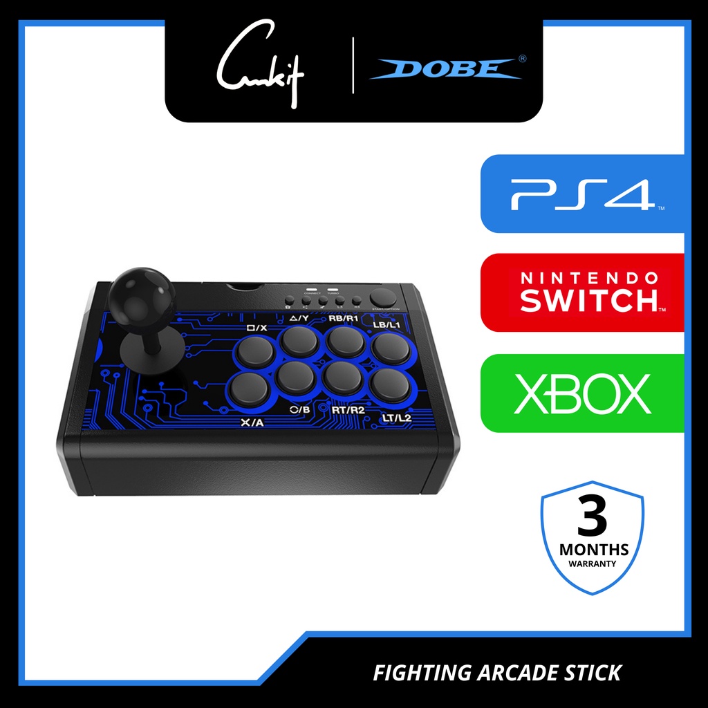 DOBE PS4 Arcade Stick Fighter Arcade Stick XBOX Android Nintendo Switch ...