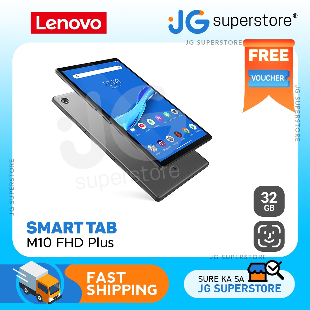 Lenovo Smart Tab M10 FHD Plus Tablet 2GB RAM 32GB Storage Octa Core ...
