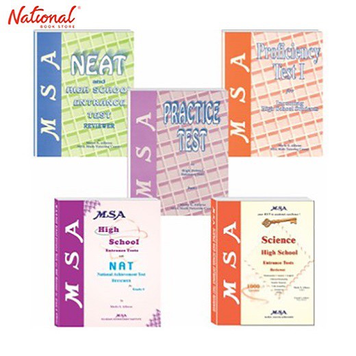 Msa Hs Entrance Test & Neat National Book Store | Shopee Philippines