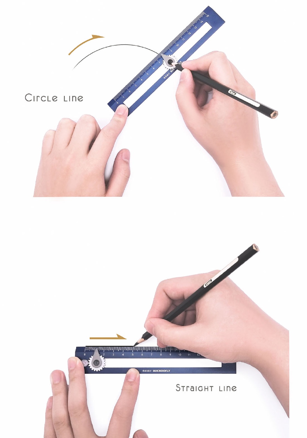 Creative Compass Ruler Multi-function Ruler High-value Drawing ...