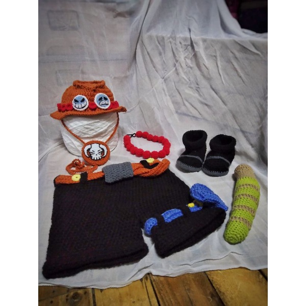 Portgas D. Ace Costume Set ( For Ms. Steffi ) | Shopee Philippines