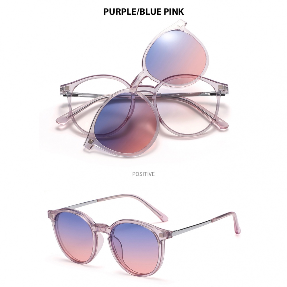 Clip On Sunglasses With/Without Graded Glasses Myopic Eyeglasses For ...