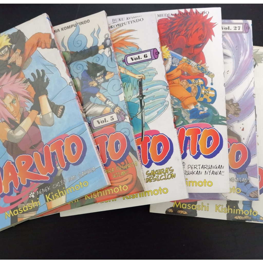 Naruto Comic (Vol 27,30,33) - Masashi Kishimoto - Preloved Comic | Shopee Philippines