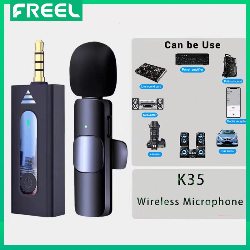 Mini Lavalier Lapel Microphone Live Streaming Microphone For Camera ...