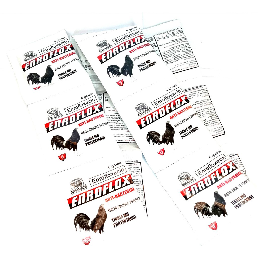 [VET SUPPORT] 12Sachets Enroflox Anti-Bacterial Water Soluble Powder ...