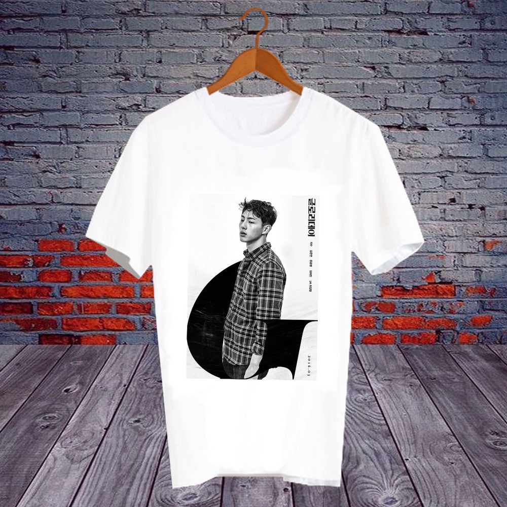 White T-Shirt Custom Made Fanmade Fan Club Korean Artist Ryu Jun yeol ...
