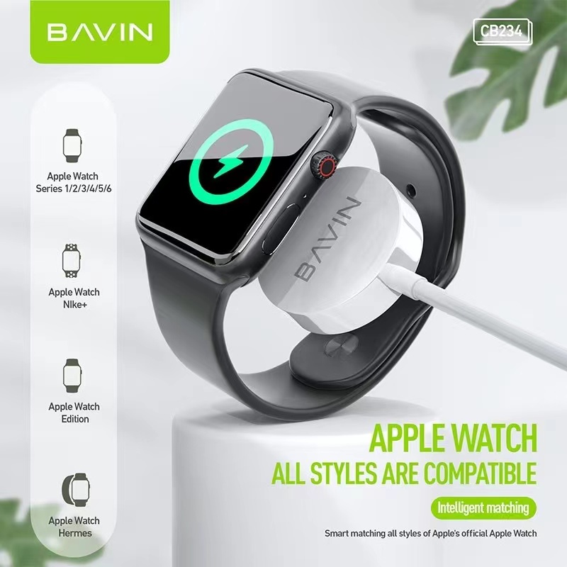 BAVIN CB234 Magnetic Wireless Fast Portable Mobile i Watch Wireless ...