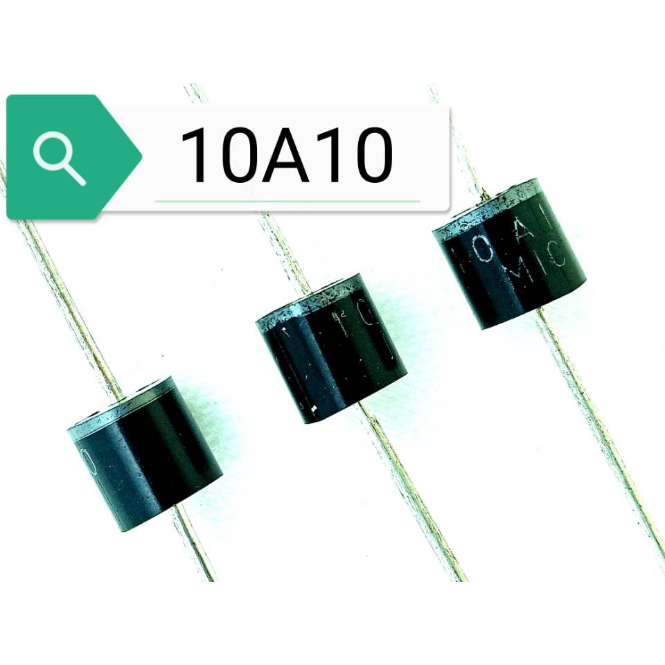 JIADO 4 PCS 10A10 Electric Rectifier Diodes Assortment Kit, 4 PCS 1000V ...