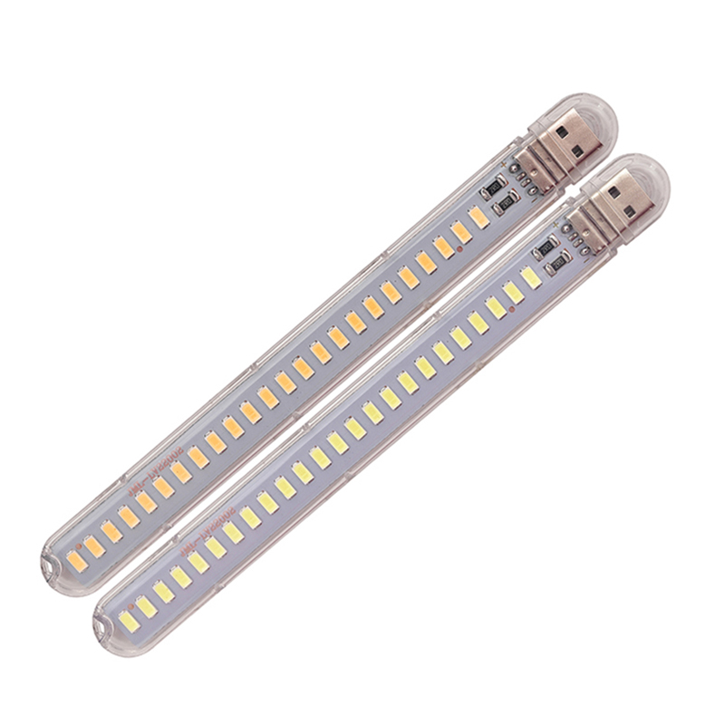 LED Mini light 24 LEDs USB DC 5V Reading Lamp SMD5730 12W Portable White/Warm Night Light ...