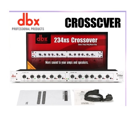 dbx 234xs Stereo 2-Way / 3-Way / Mono 4-way Crossover Equalizer | Shopee Philippines