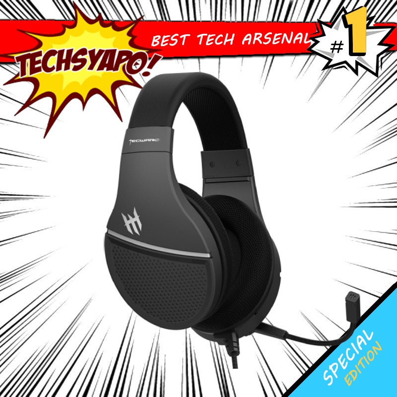TECWARE Q2 3.5mm OVER EAR GAMING HEADSET | Shopee Philippines