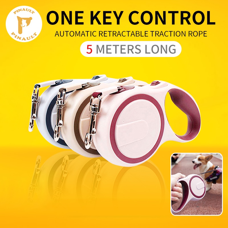 3M/5M Pet leash Retractable Automatic Flexible Pet Traction Rope Tool ...