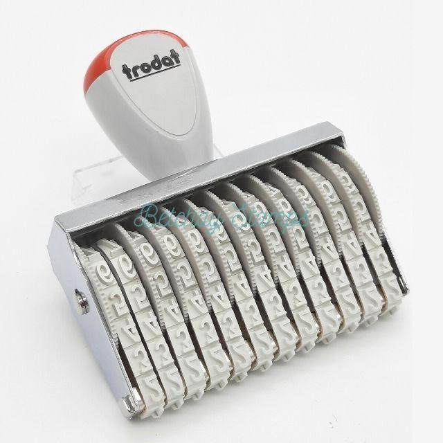 Betchay Stamp Trodat Numberer Classic Stamp 12, 10, 8, 6, 4 Bands in ...