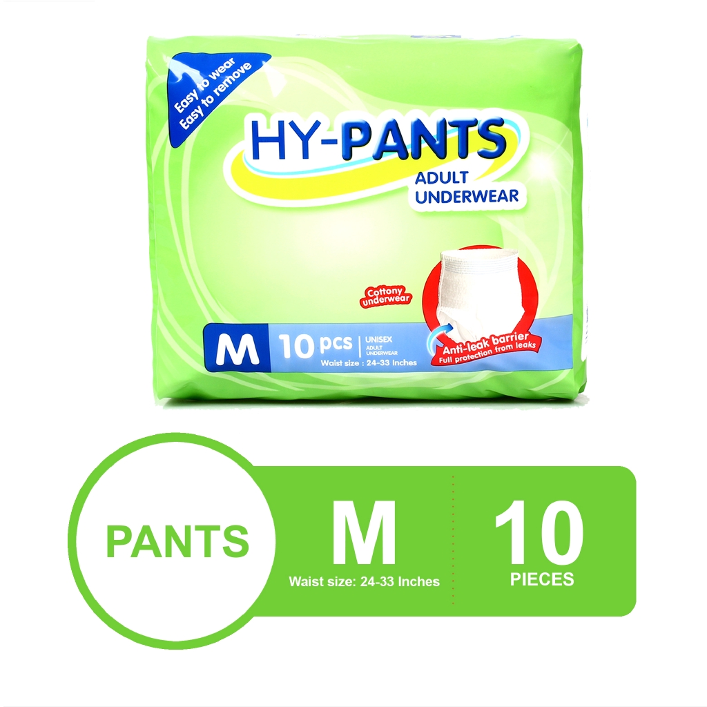 Hy-Pants Adult Underwear Medium 10s | Shopee Philippines