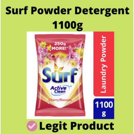 Surf Active Clean Cherry Blossom Detergent 1100g | Shopee Philippines