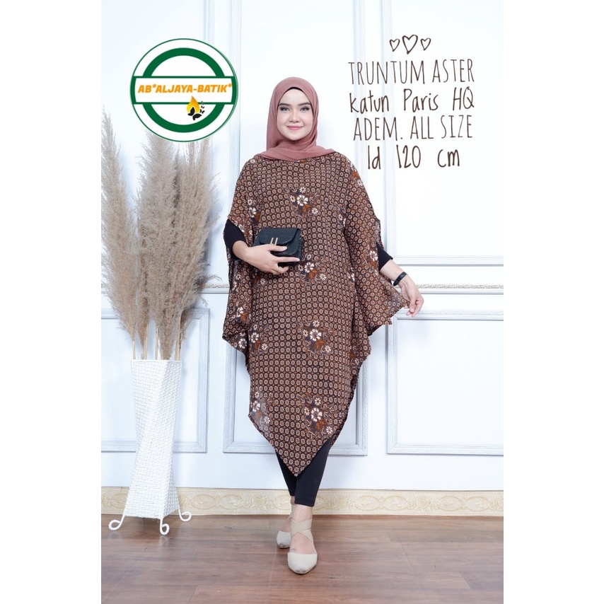 Batik Women Kaftan Sogan Aster Dress Batik by Aljaya Batik | Shopee Philippines