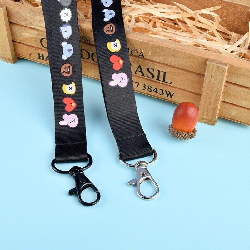 KPOP BTS Keychain Laser Key Ring BT21 Cartoon Pattern Key Ring | Shopee ...