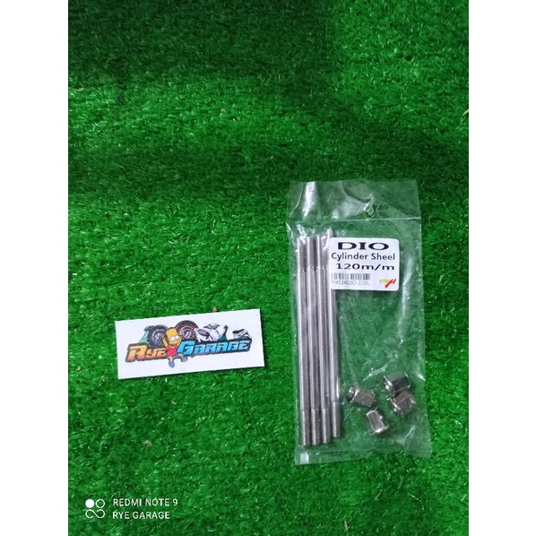 Honda Dio 123 & G Giorno Julio 120mm Twh Engine stud bot with nut | Shopee Philippines