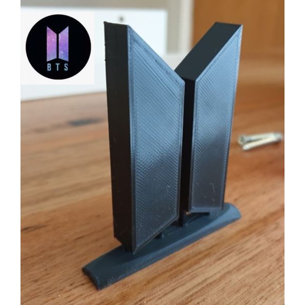 BTS Logo with stand K-pop | Shopee Philippines
