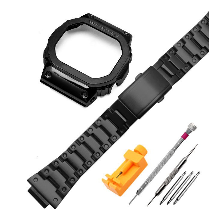 Metal Case+Bezel Strap for G-shock DW5600/5610 GW5600E Stainless Steel ...