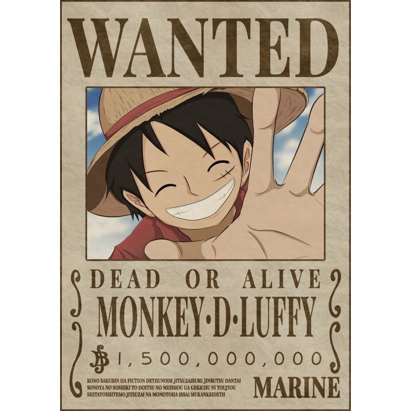 One Piece Bounty Posters | Erris Prints | Shopee Philippines