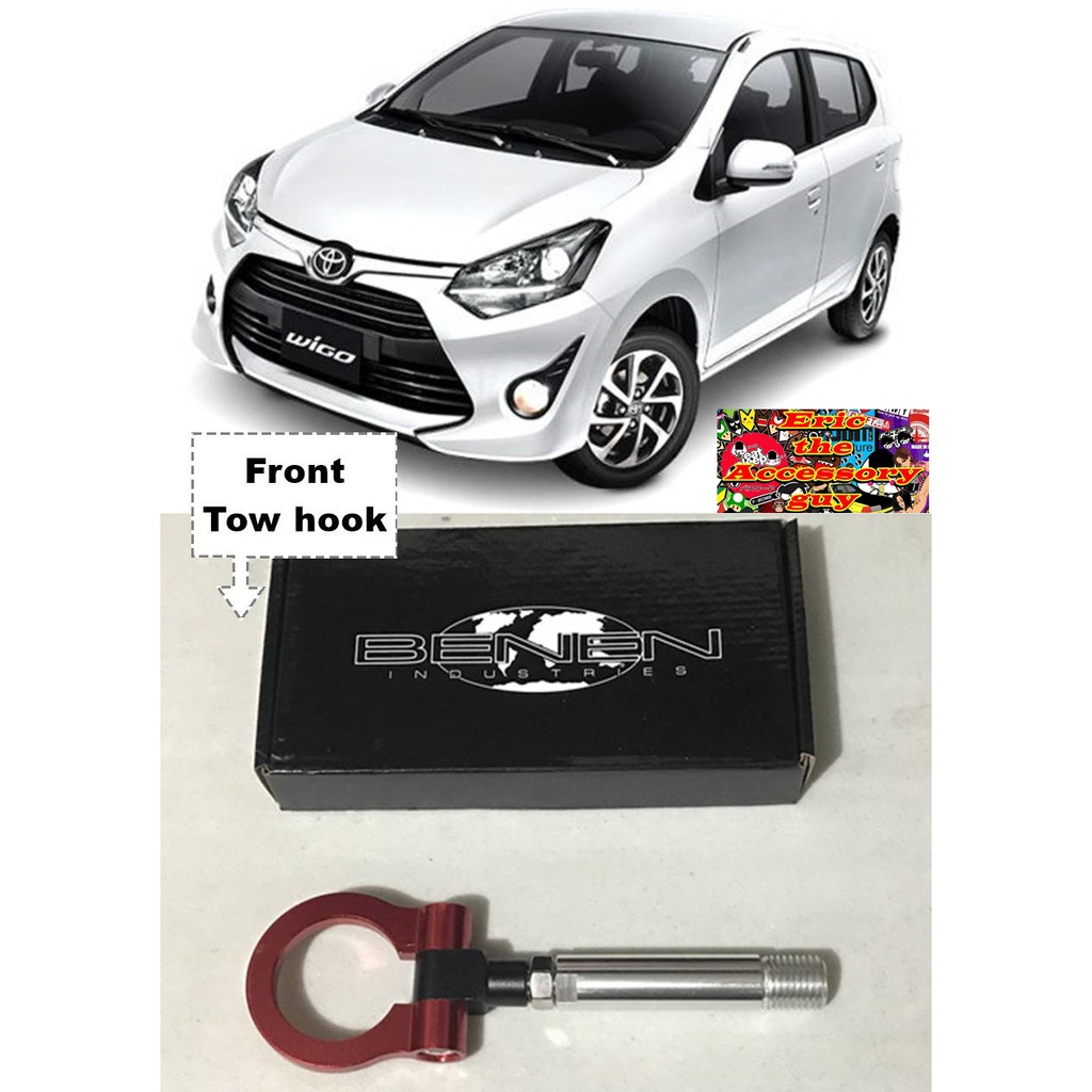 Toyota Wigo Benen Front tow hook(red) | Shopee Philippines