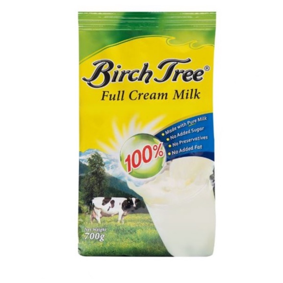 Birch Tree Full Cream Milk Plain 700g | Shopee Philippines