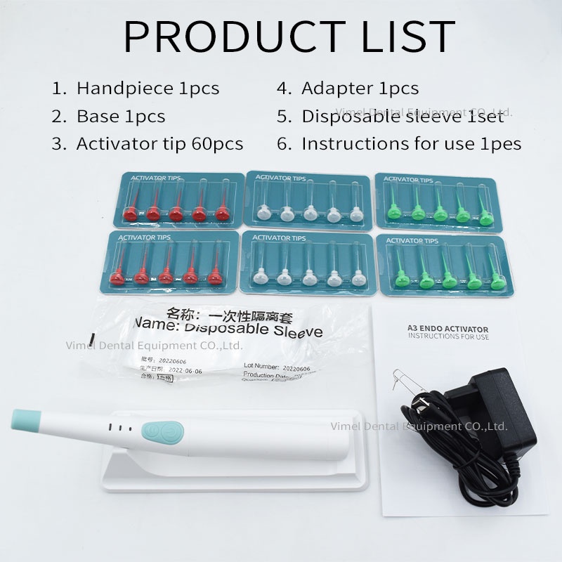 Dental Basic Instrument Endo Cleaning Odontologia Sonic Irrigator 60pcs ...