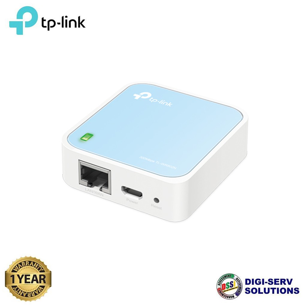 TP-Link 300Mbps Pocket-size Wireless N Nano Router (TL-WR802N), Wi-Fi 4 ...