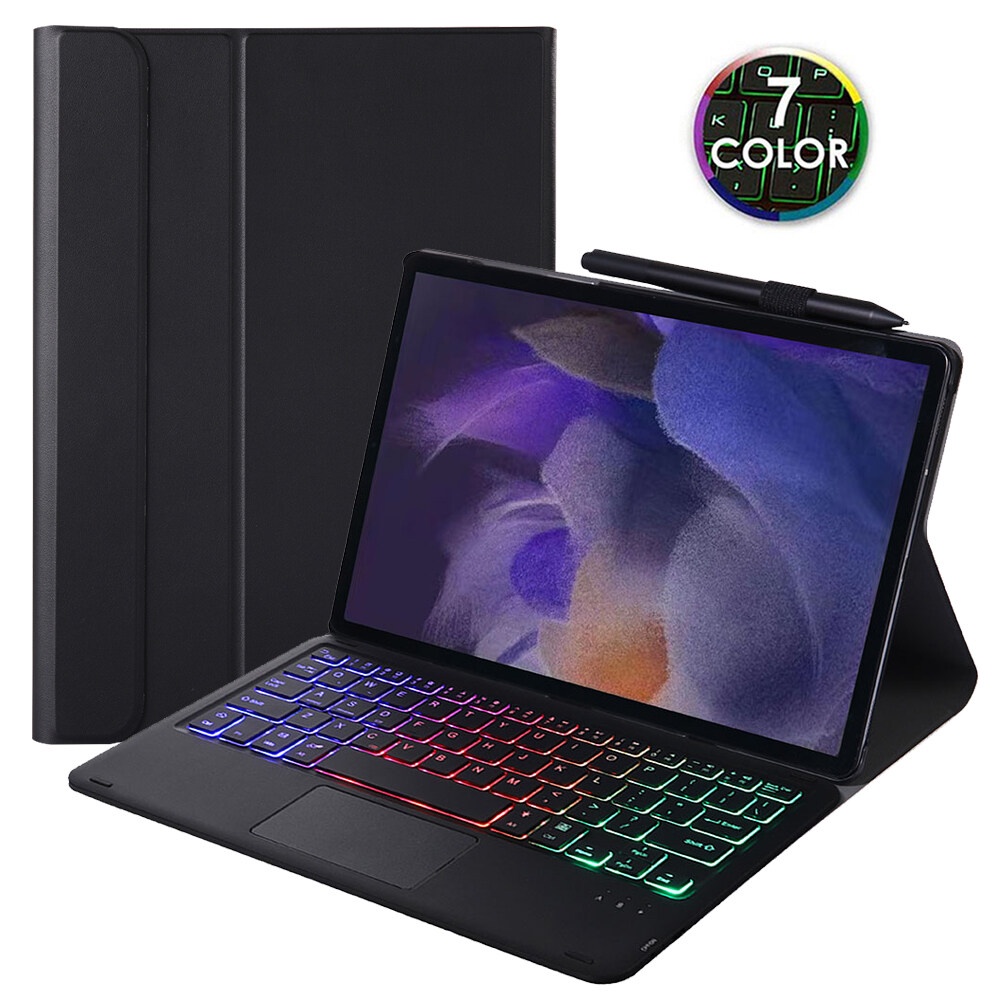 for Samsung Galaxy Tab A8 10.5 inch 2022 Backlit TouchPad Keyboard Case ...
