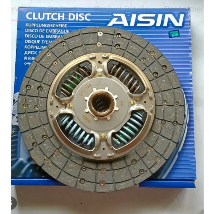 Aisin - Clutch Disc for Toyota Hilux 1KD/2KD 04' (10 1/4x21 Teeth)DTX-172 | Shopee Philippines