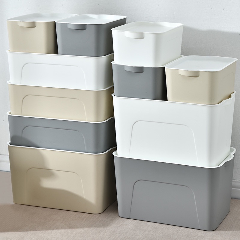 Korean Thickened Storage Box Large Drawer Tidy Plastic Storage Box with ...