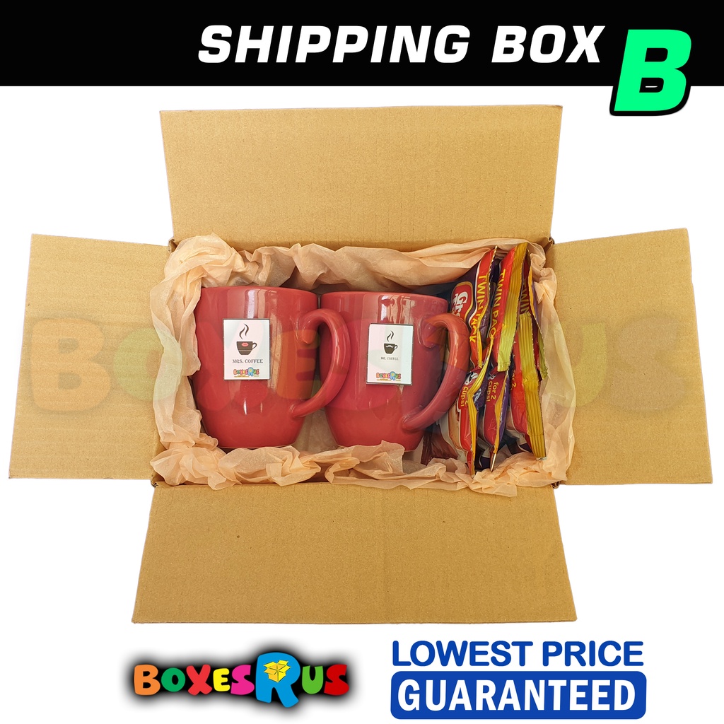 Gift Box Small Shipping Corrugated Box A- C sold per piece by Boxes R US | Shopee Philippines