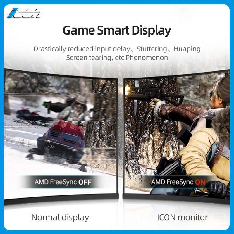 ICON Monitor 27 Inch LED Monitors HDMI VGA Original Brand New Computer ...