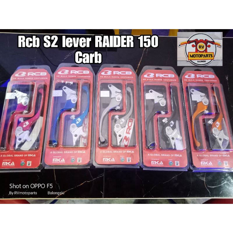 RCB BRAKE Lever S2 & S3 For Raider150 Carb & F.I | Shopee Philippines