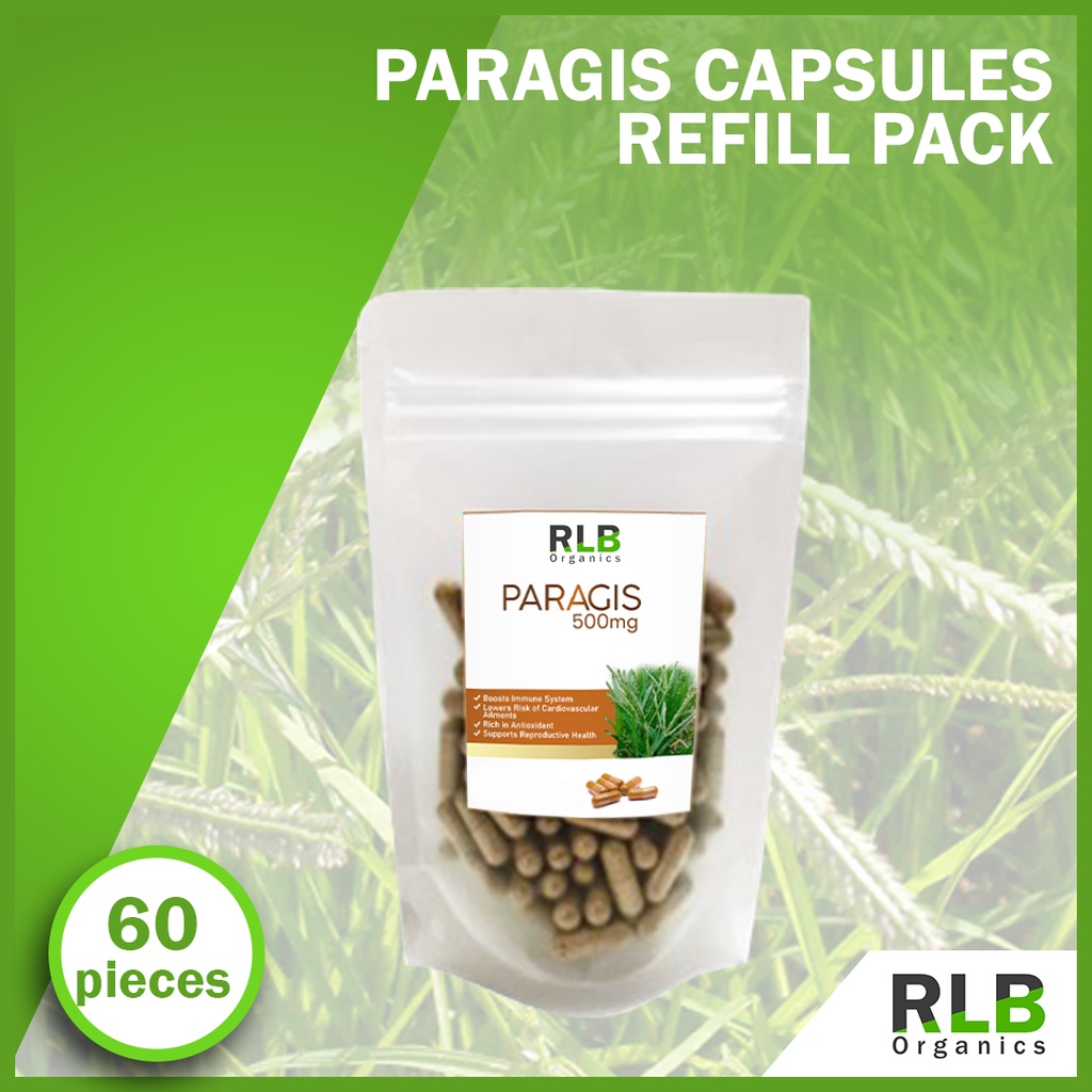 Organic Pure Natural Paragis Capsules Refill Packs (60 Capsules ...