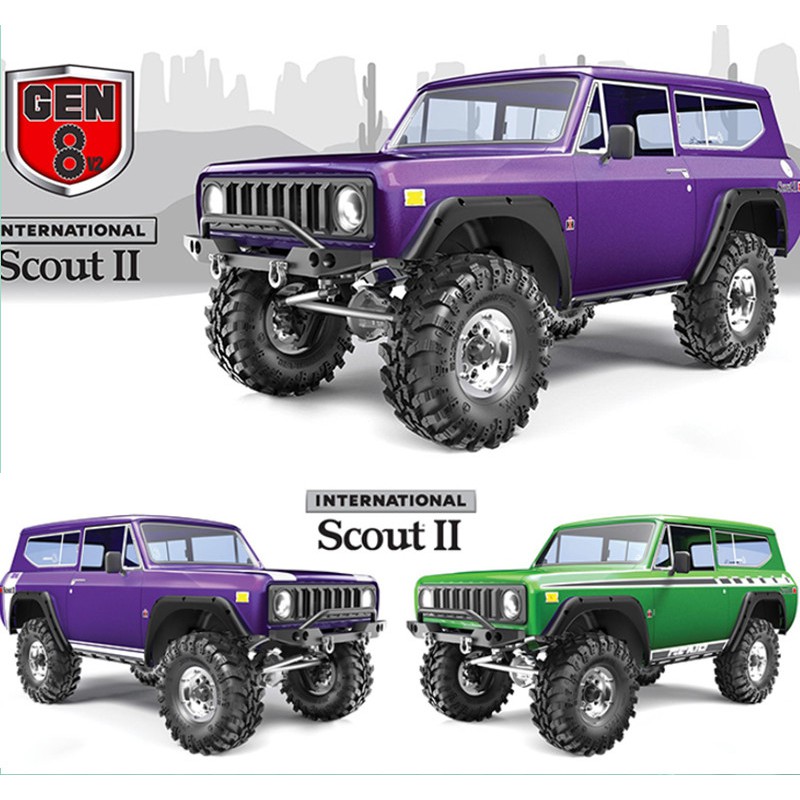 Redcat Gen8 V2 Rock Crawler RC Remote Model Car 4-WD Power Door Bridge ...
