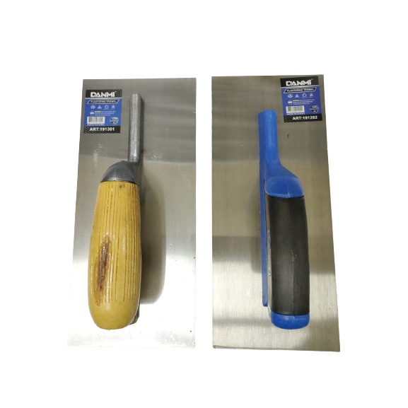 Danmi Plastering Trowel ( Rubber Handle / Wood Handle ) RODELA | Shopee ...