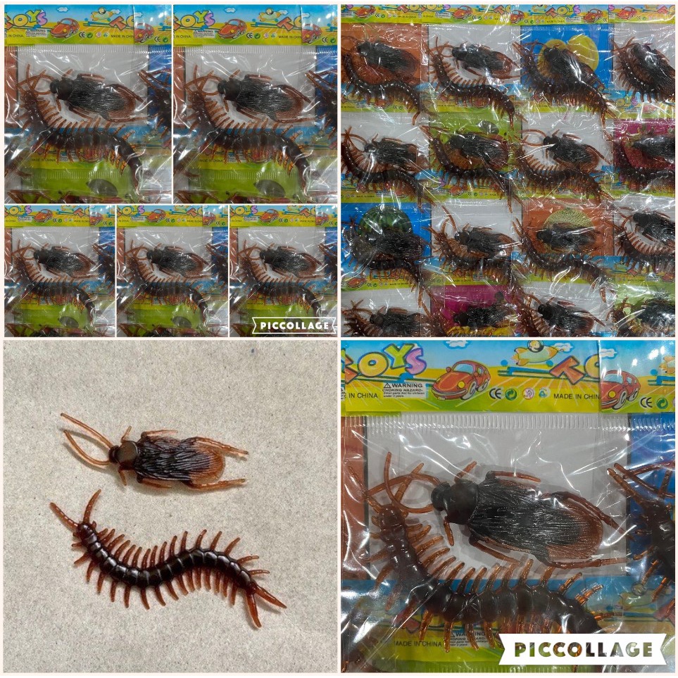 BROWN COCKROACH + CENTIPEDE TRICK TOY AND PRANK TOY - IPIS TOY ...