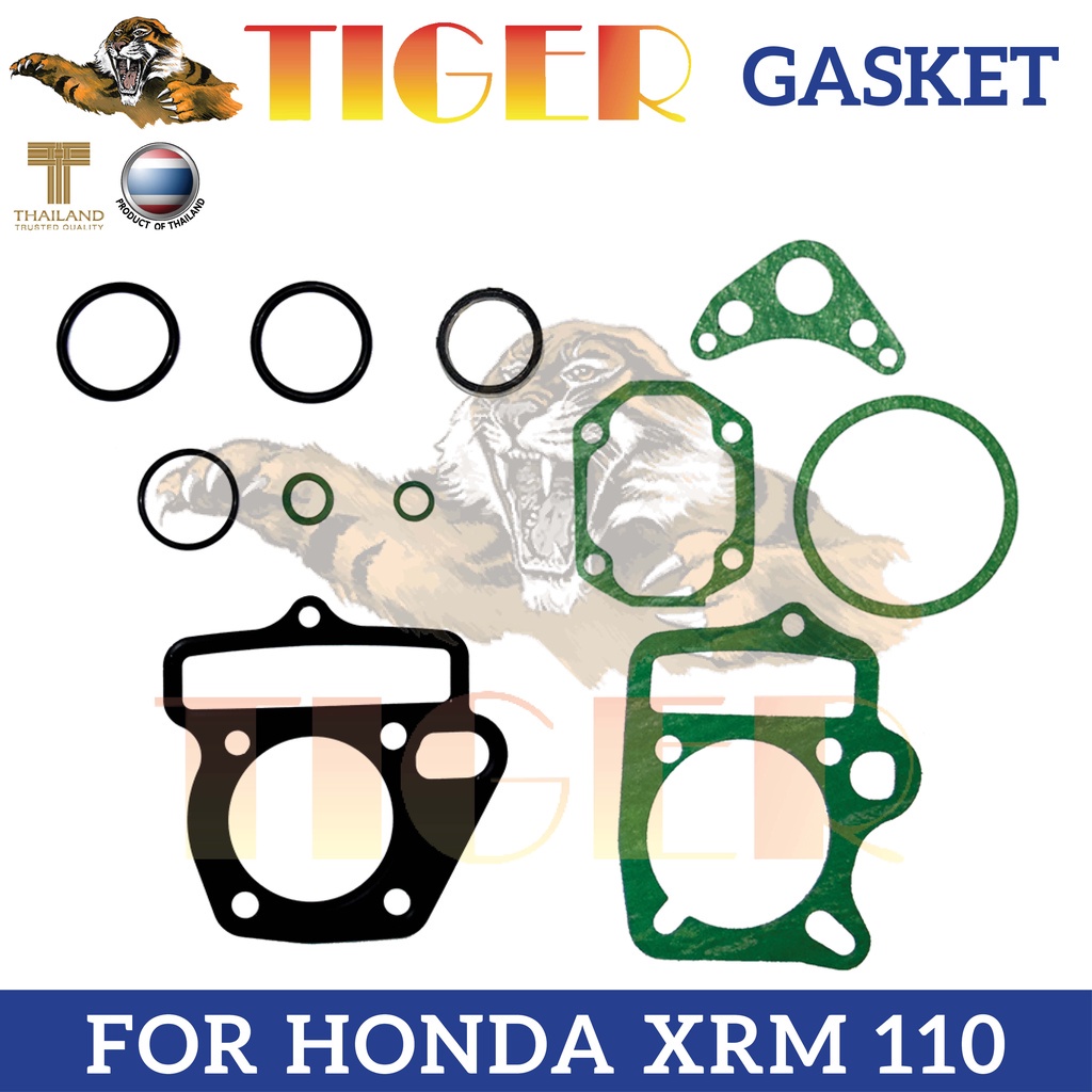 XRM 110 TIGER Top Gasket Set [Cylinder Head & Block Set] (100% Made in ...