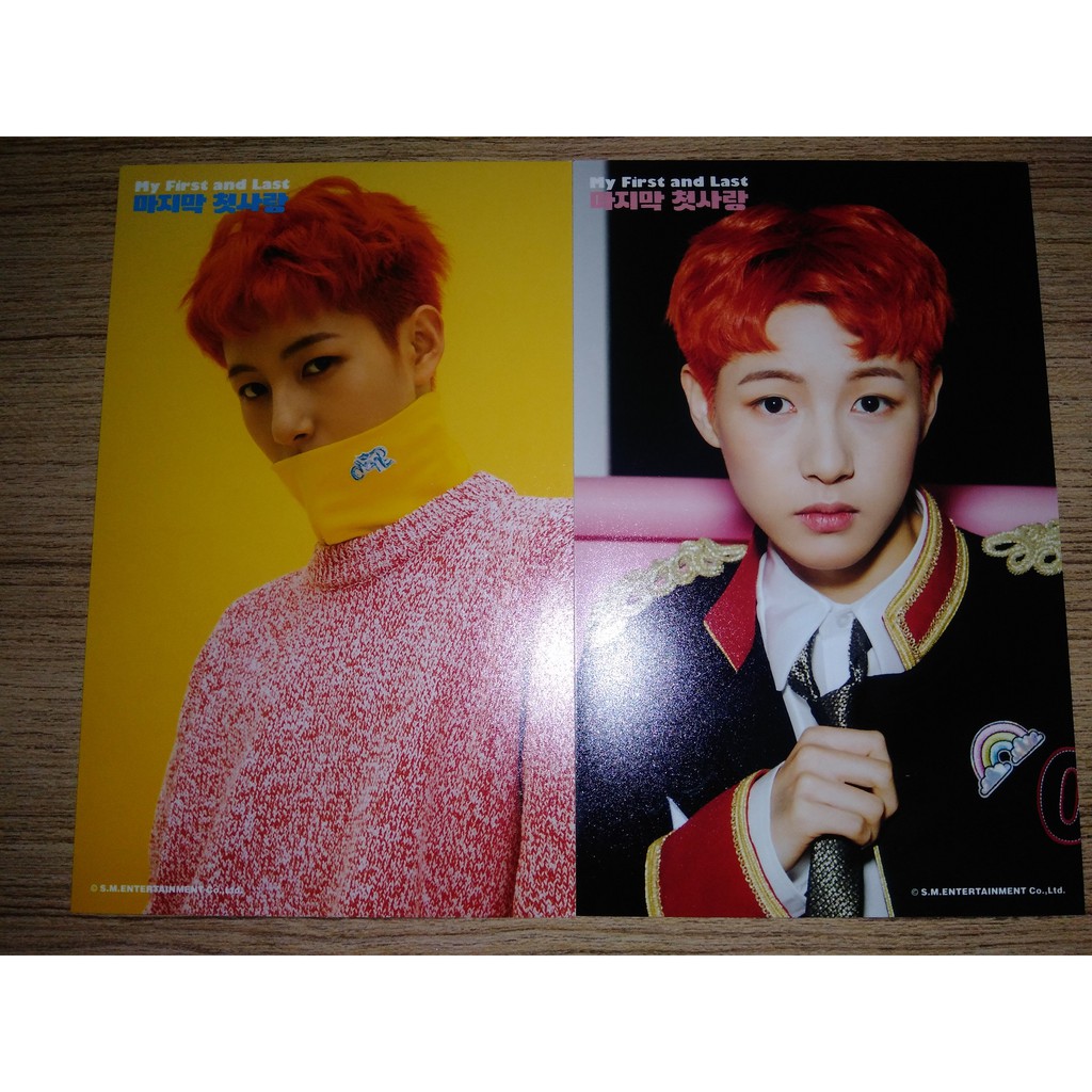 Renjun The First My First And Last Mfal 4 * 6 Photoset Nct Dream (2 Pcs ...