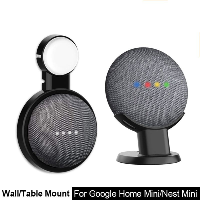 SOKUSIN Outlet Table Wall Mount Holder For Google Home Mini Nest Mini ...