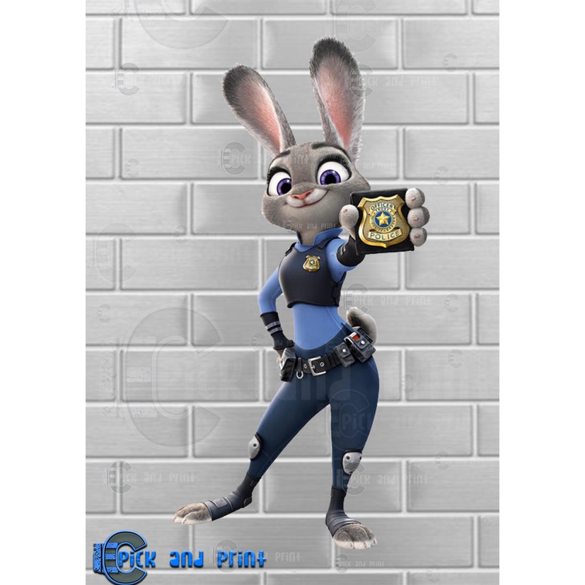 Zootopia Character Cut Outs for DIY party Backdrop Party Decorations ...