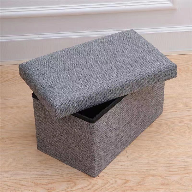 Multifunction Rectangular Storage Box Stool Sit Folding Storage Box ...